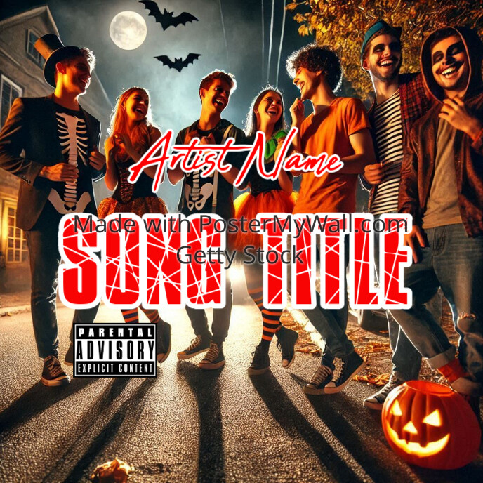 3d Horror Album Cover Art Album Cover Template | PosterMyWall