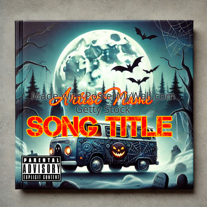 3d Horror Album Cover Art Album Cover Template | PosterMyWall