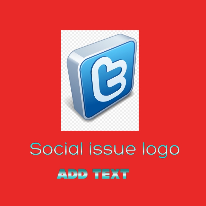 3D logo design social issue template. | PosterMyWall
