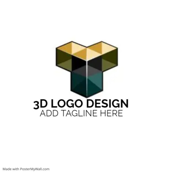3D LOGO Template | PosterMyWall