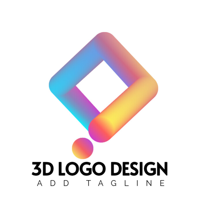 3D LOGO Template | PosterMyWall