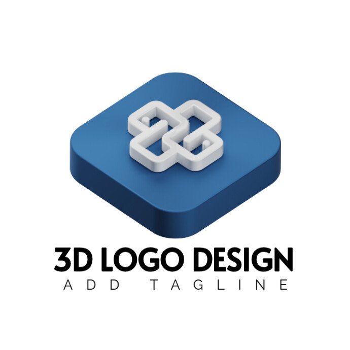 Plantilla de 3D LOGO | PosterMyWall