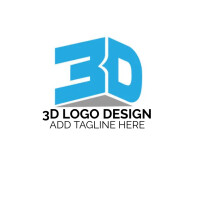 3D Art business logo. Complete. Template | PosterMyWall