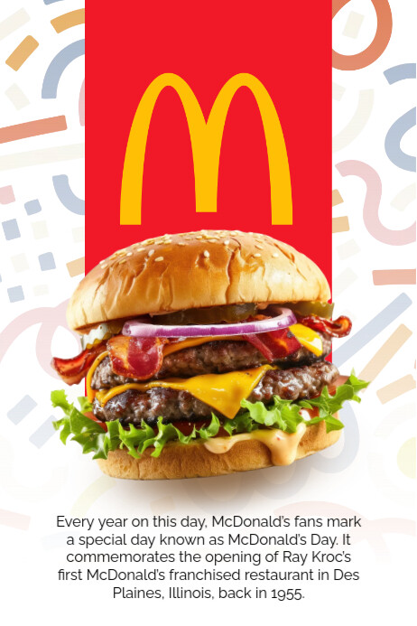 Mcdonalds Advertisement Food Poster Design Mcdonalds