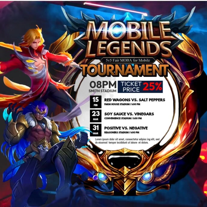 Copy of 3d Mobile Tournament Instagram Post | PosterMyWall