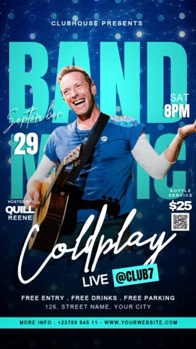 3d Music Band Instagram Story Template | PosterMyWall