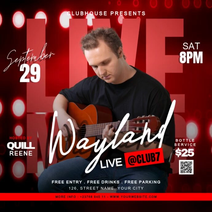 3d Music Concert Instagram Post Template | PosterMyWall