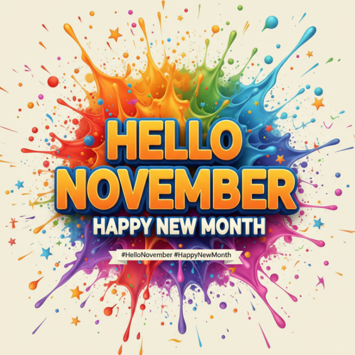 Plantilla de 3d November Glow | PosterMyWall