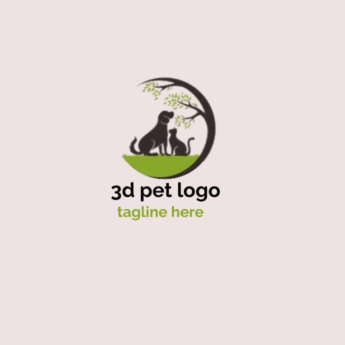 3d pet logo Template | PosterMyWall