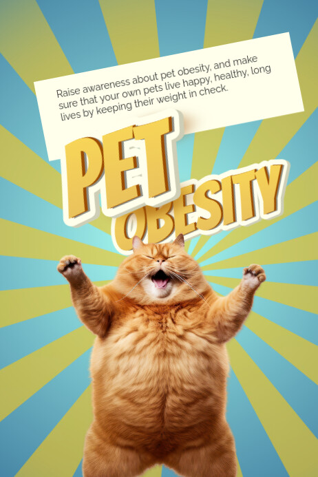 3d Pet Obesity Day Poster Template | PosterMyWall