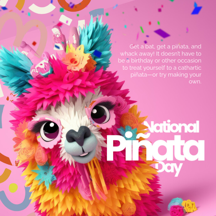 Modèle 3d Pinata Day Instagram Post | PosterMyWall