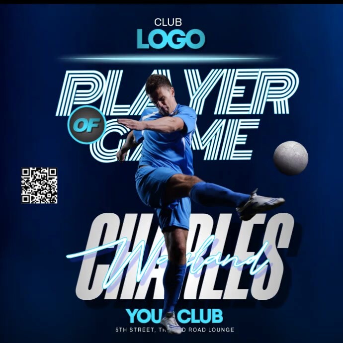 Copy of 3d Player Of The Game Instagram Post | PosterMyWall