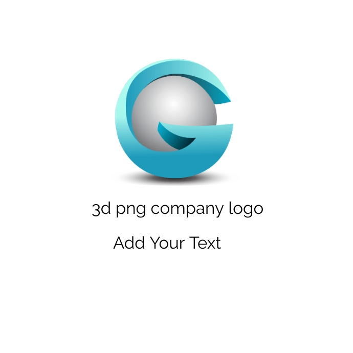 3d PNG company logo Template | PosterMyWall