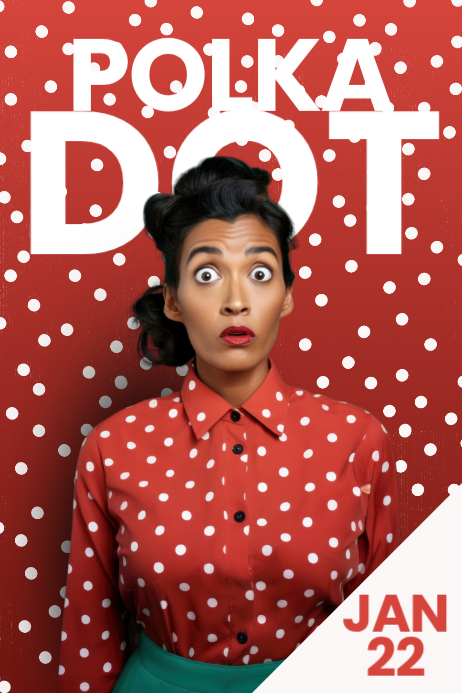 Copy of 3d Polka Dot Day Poster | PosterMyWall