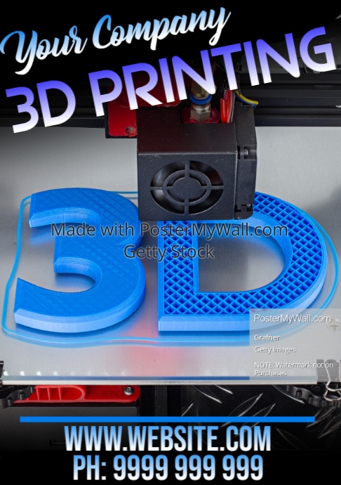 Copy of 3D Printing | PosterMyWall