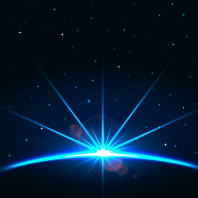 Copy of 3d Shiny Earth Sunrise Light Effect Instagra | PosterMyWall