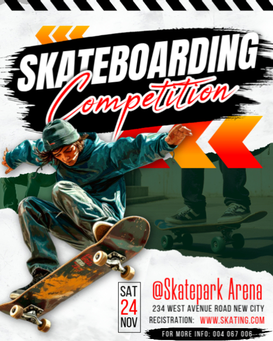3d Skateboarding Competition Championship Skates Contest Event ...