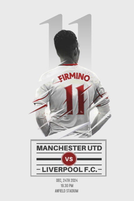 3d Soccer Match Day Poster Template | PosterMyWall