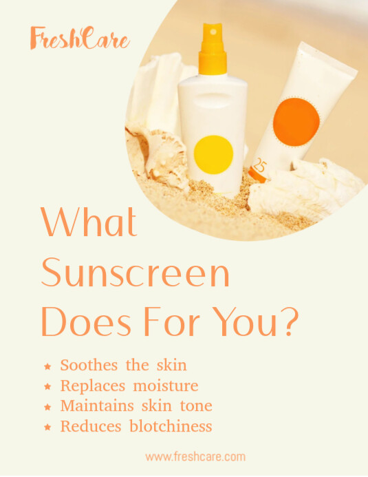 Copy of 3d Sun Safety Informational Design Flyer (us Letter) | PosterMyWall