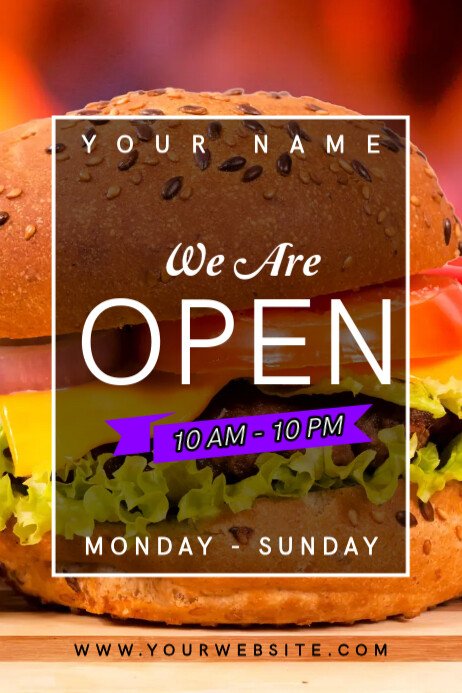 3d We Are Open Poster Template | PosterMyWall