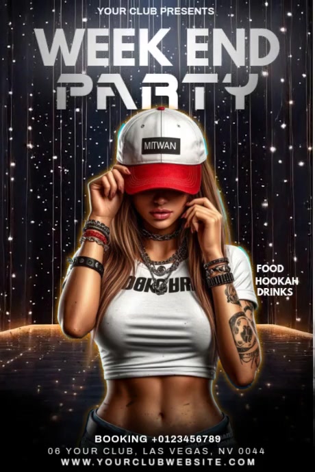 3d Weekend Party Poster Template | PosterMyWall