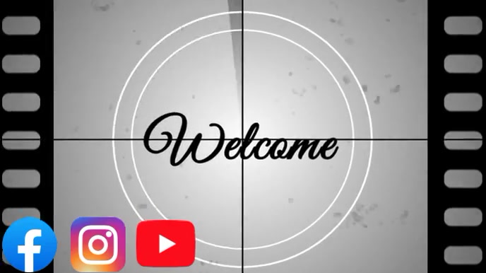 3d Welcome To My Channel Digital Display (16:9) Template | PosterMyWall