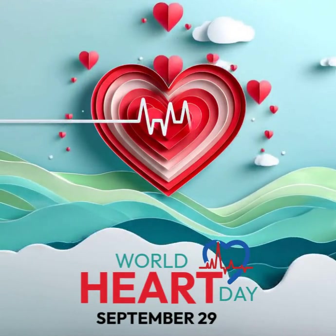 Copy of 3d World Heart Day Instagram Post | PosterMyWall