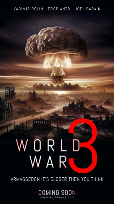 3d World War Danger Instagram Instagram Stor Template | PosterMyWall