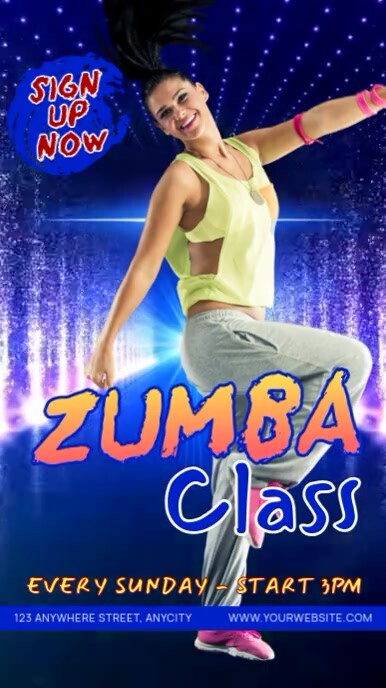 Copy of 3d Zumba Class Reel Instagram | PosterMyWall