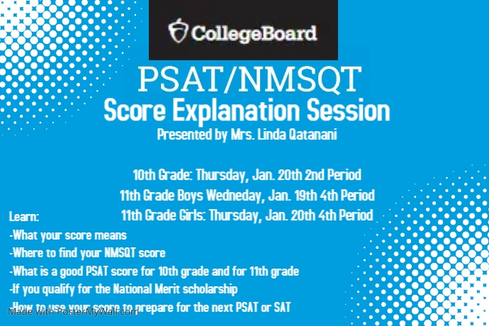 PSAT Presentation 1-14-2022 | PosterMyWall