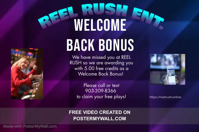 Copy of welcome back bonus | PosterMyWall