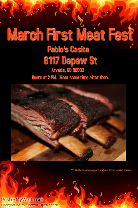 MeatFest | PosterMyWall
