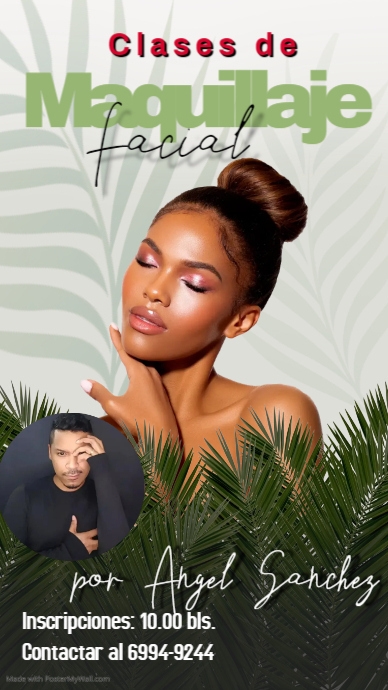 Copia de Tropical Makeup Tutorial Instagram Story Imag | PosterMyWall