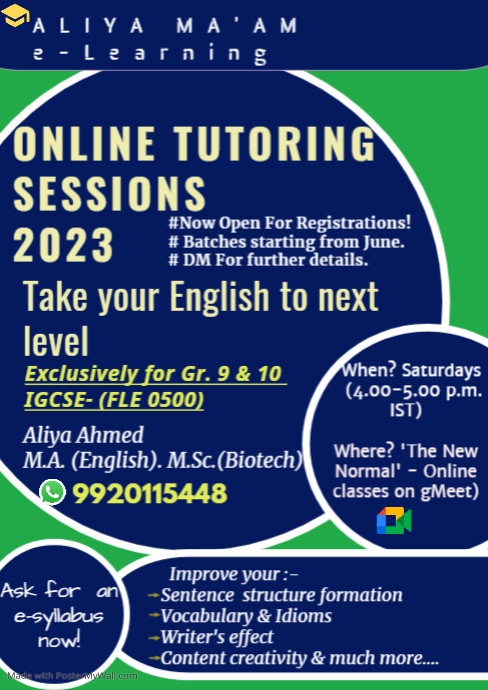 ONLINE ENGLISH LEARNING | PosterMyWall