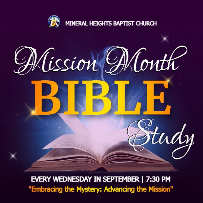 MHBC Mission Month B/S (1) | PosterMyWall