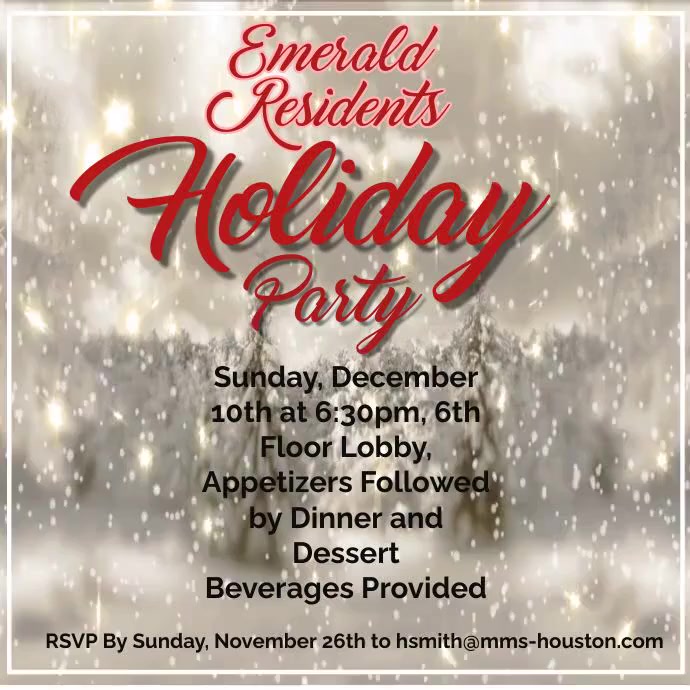 Instagram post Christmas party social media | PosterMyWall