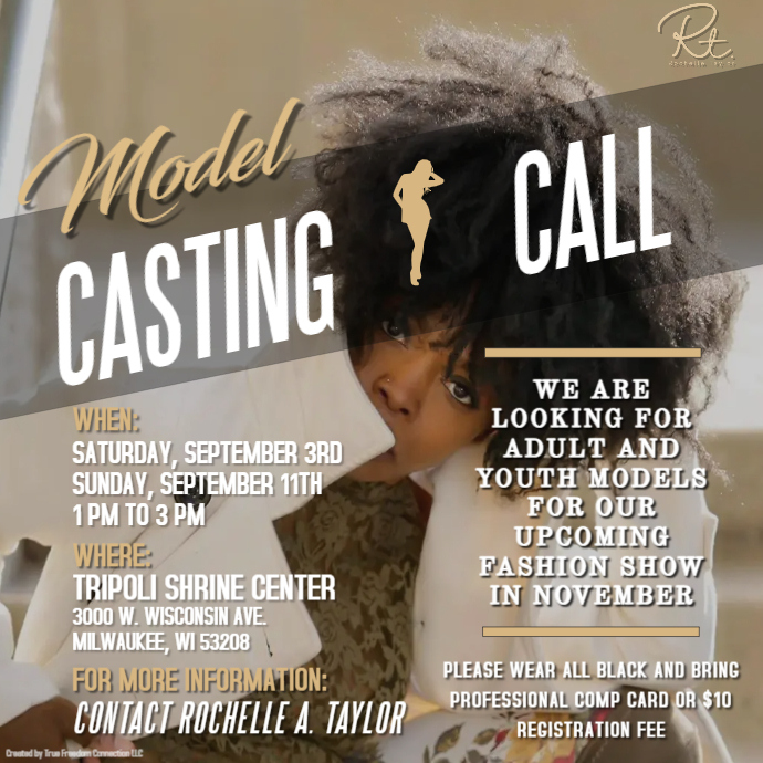 Copy of Casting Call Flyer Rochelle mmg | PosterMyWall
