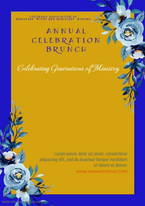 Celebrating Generations of Ministry Brunch | PosterMyWall