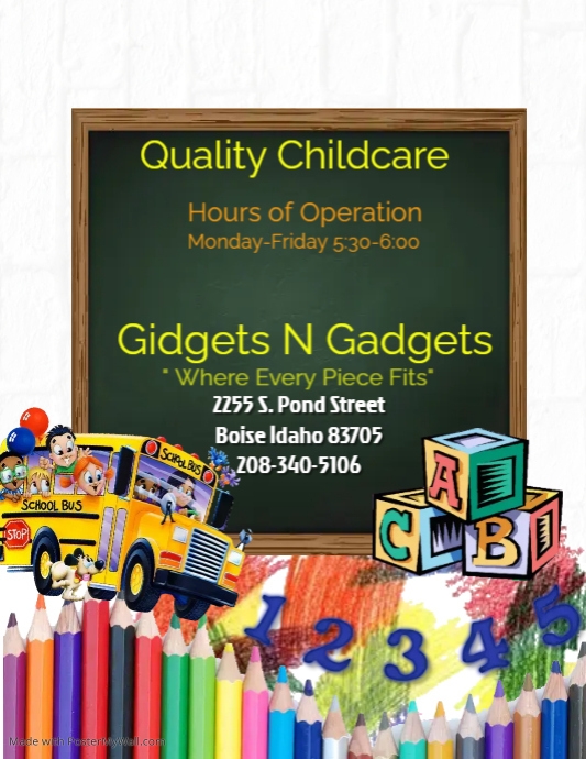 Copy of Daycare Flyer | PosterMyWall