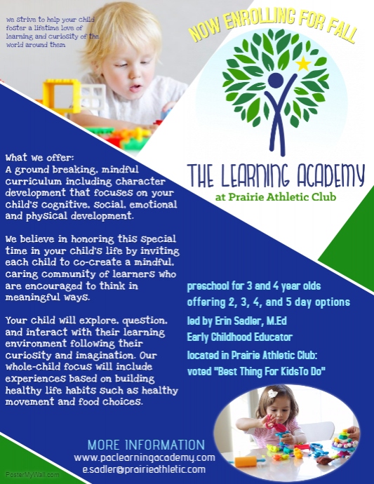 Copy of Copy of THE LEARNING ACADEMY | PosterMyWall