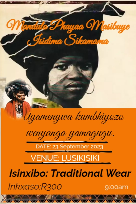 Africa Traditional Invitation | PosterMyWall