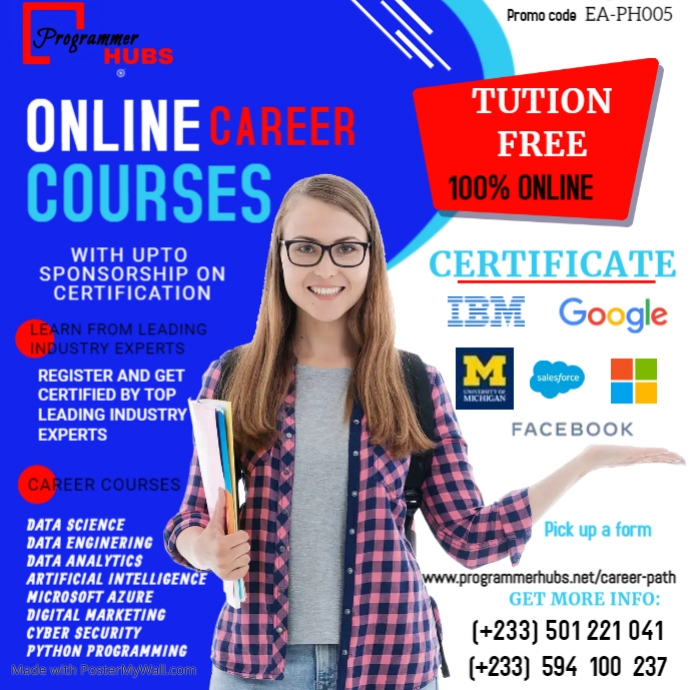 Programers Hub Online Course | PosterMyWall