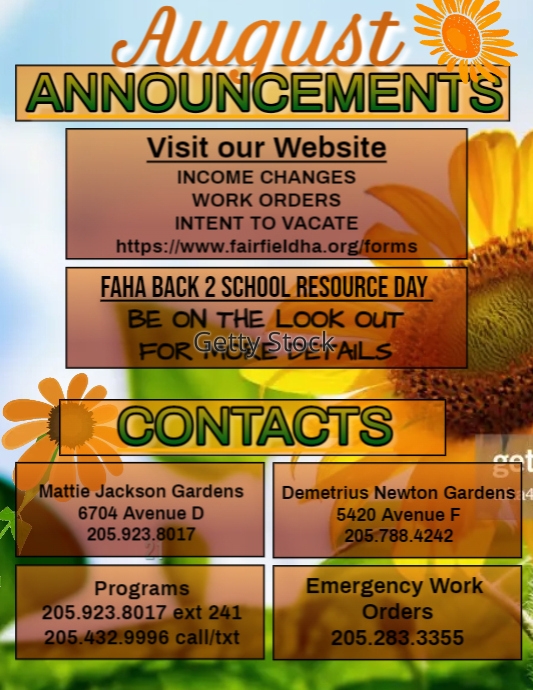 August Upcoming Events Poster (1) | PosterMyWall