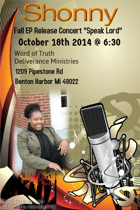 Shonny Fall EP Release | PosterMyWall
