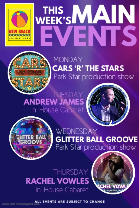 4 EVENTS | PosterMyWall