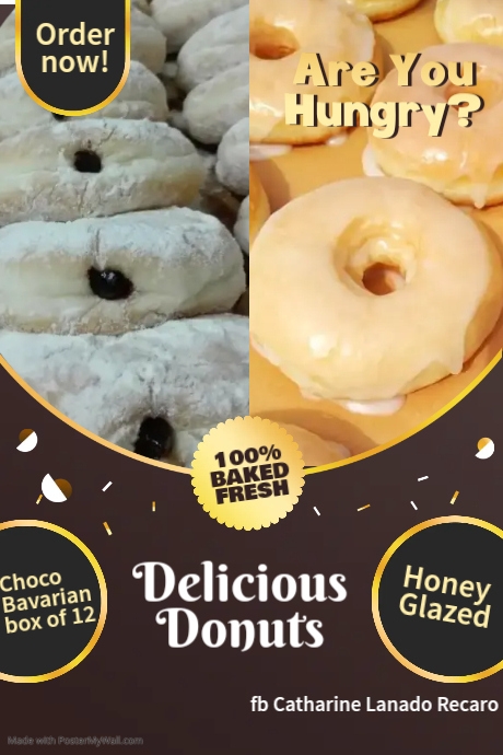 Copy of Copy of Donut Poster | PosterMyWall