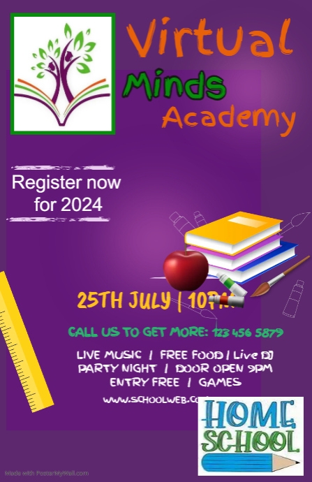Back to School Party, School Summer Event | PosterMyWall