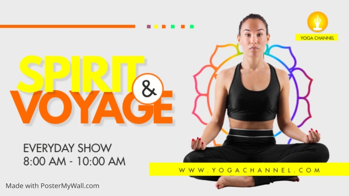 Copy of Yoga YouTube Channel Art | PosterMyWall