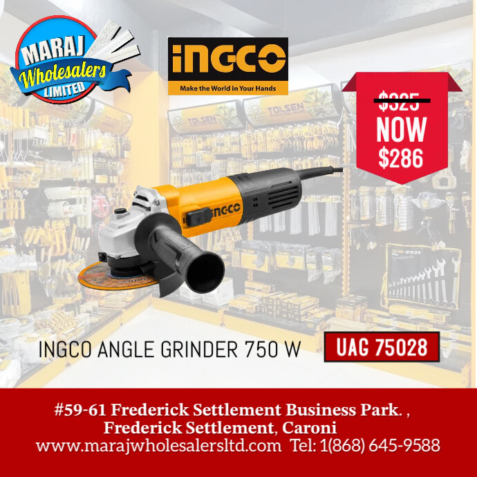 INGCO ANGLE GRINDER | PosterMyWall