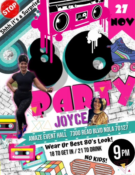 Copy of Copy of 1980 PARTY | PosterMyWall